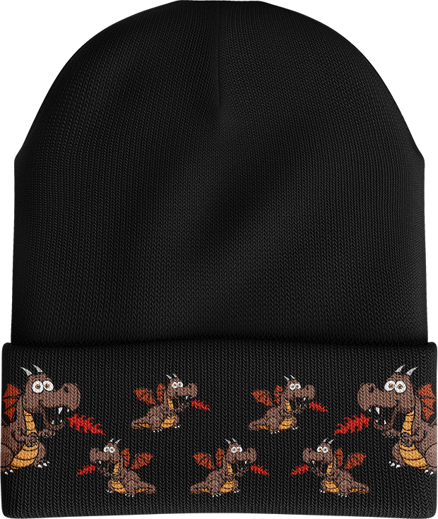 Dopey Dragon Beanie – kustomteamwear.com