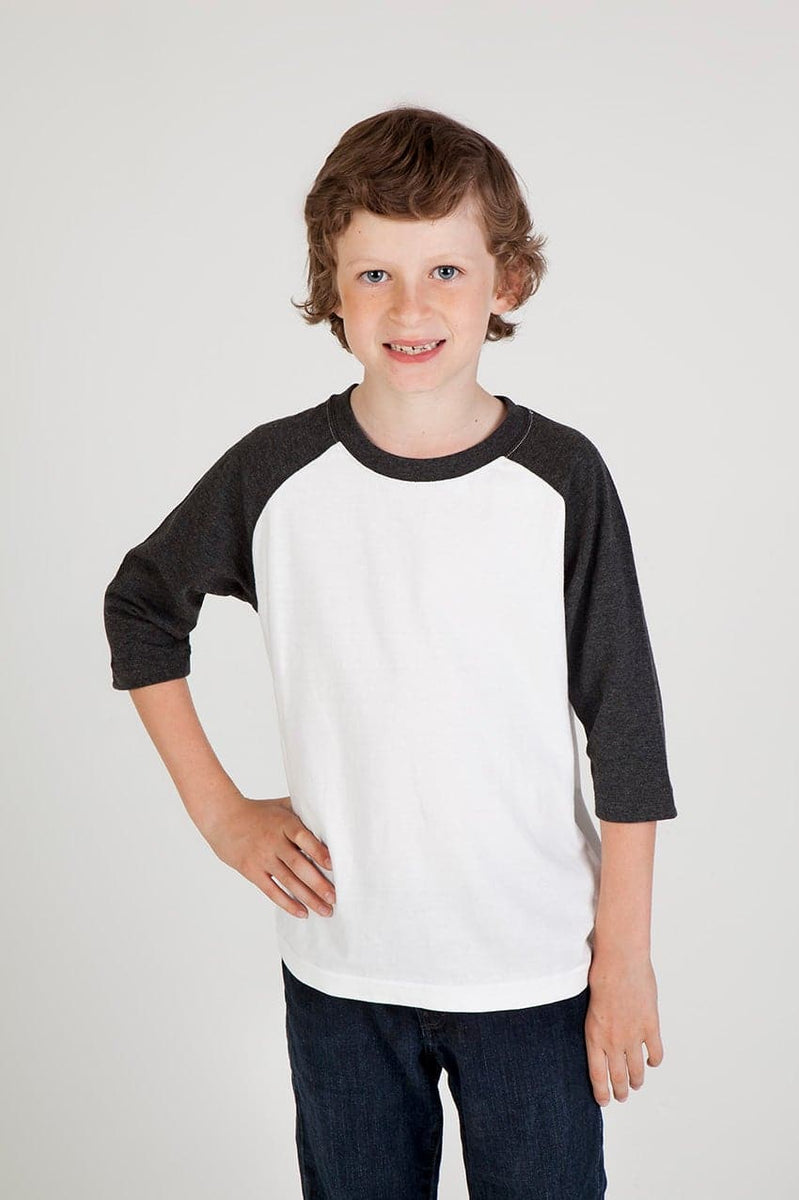 Kids 3/4 Raglan Sleeve T-shirt – kustomteamwear.com