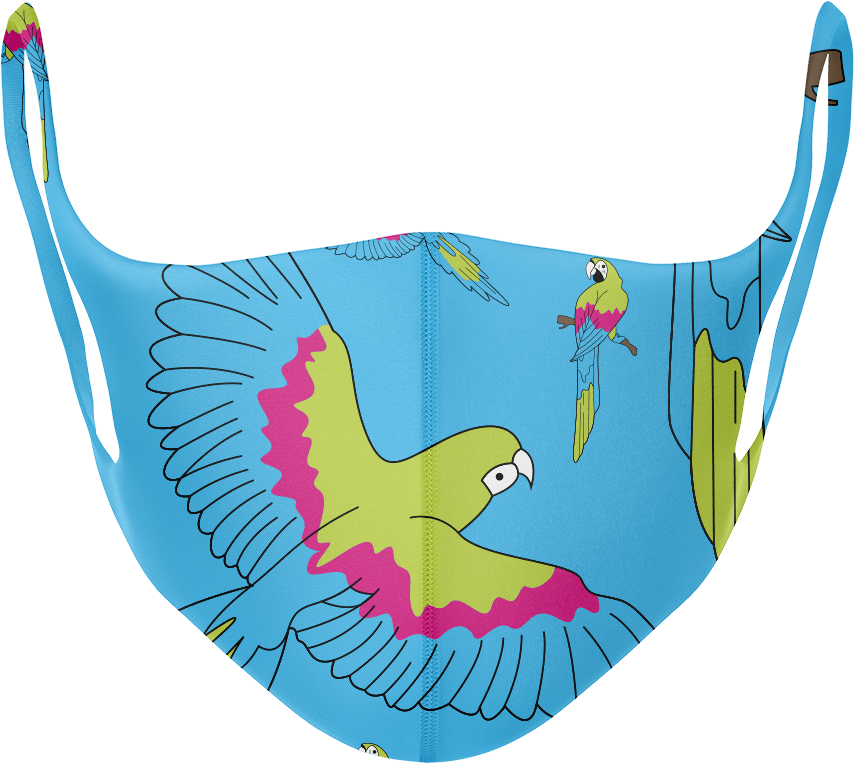 Majestic Macaw masks – kustomteamwear.com